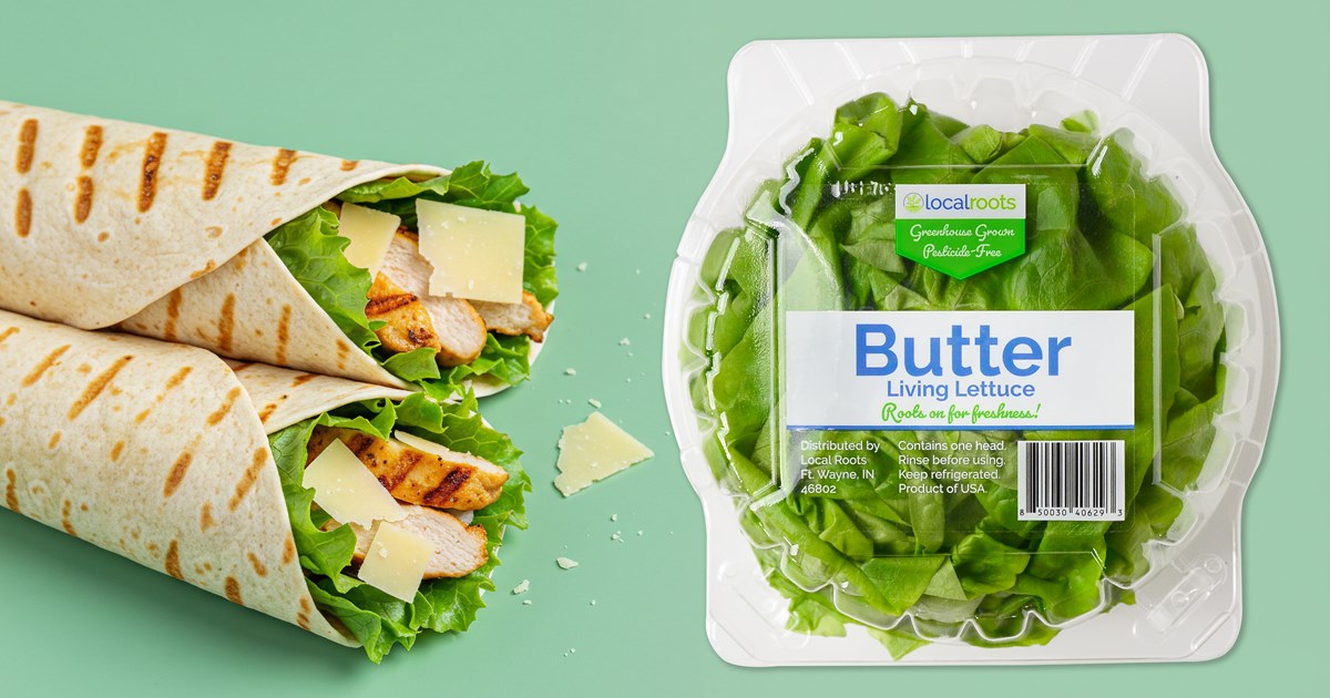 Bix Produce to Carry Local Roots Living Butter Lettuce